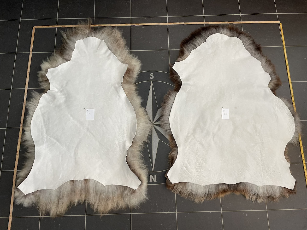 Skinn med og uten trykk - Skinnes gård